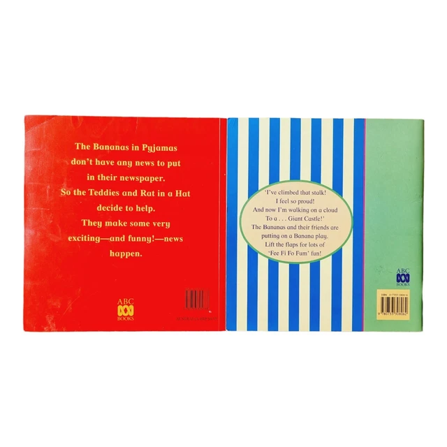 BANANAS IN PYJAMAS 90s ABC Kids Book Lot B1 B2 Vintage Paperback £14.71 ...