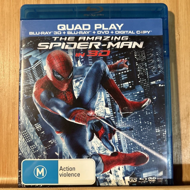 THE AMAZING SPIDER-MAN in 3D Blu-ray DVD Region ABC (S7.2) £11.50 - PicClick UK