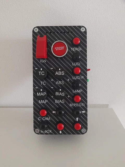 BUTTON BOX SIM Racing Console Ps5 Xbox Series X/S PC Assetto Corsa ...