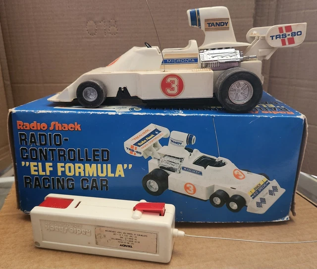 VINTAGE RADIO SHACK 60-3014 Radio Control Elf Formula Race Car W/Box ...