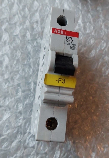 ABB S271 K6A - S 271 K 6 A - Circuit Breaker - Used £3.54 - PicClick UK