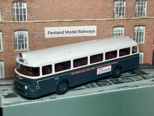 FRENCH 1/43 O Gauge Model Railway Single Deck Bus Coach £0.99 - PicClick UK
