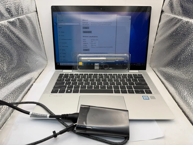 HP LAPTOP EliteBook i7-8th Gen 512GB/8GB RAM @1.8GHz Win10 Pro Laptop ...