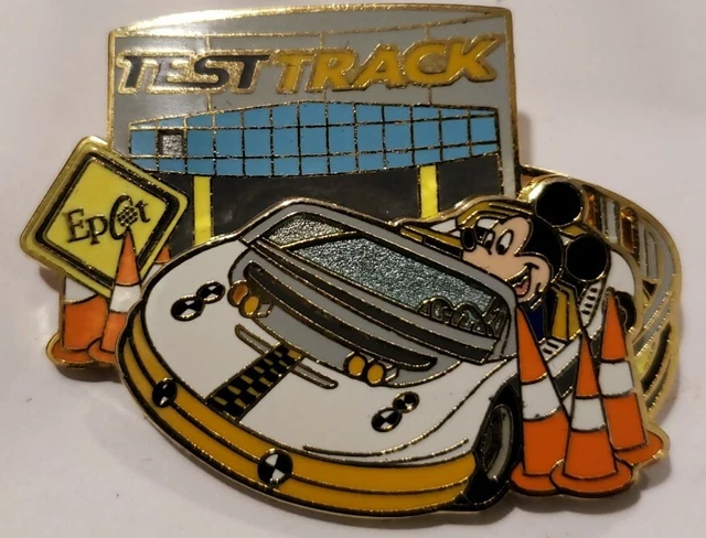 DISNEY PIN 00223 TEST TRACK MICKEY EPCOT AP production Sample Artist ...