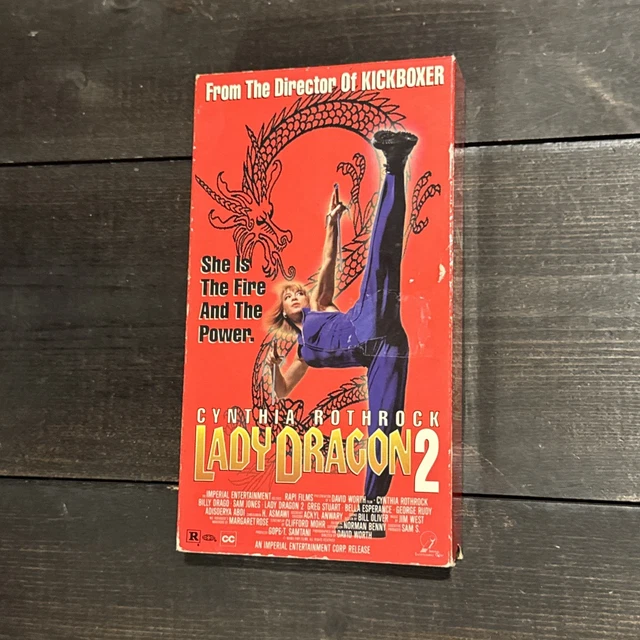 LADY DRAGON 2 VHS Cynthia Rothrock Martial Arts Action - Tested £14.45 ...