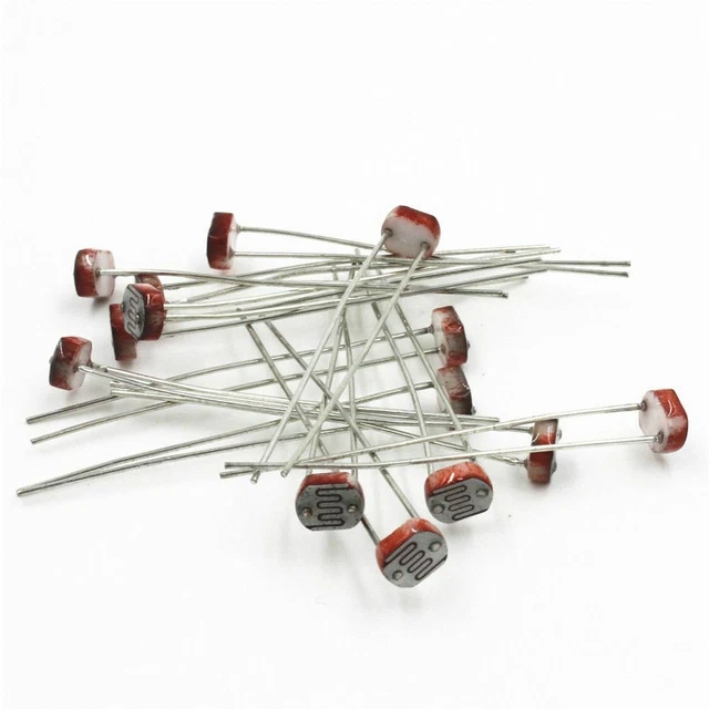 LDR CDS RESISTANCE Arduino Light-Dependent Resistor Sensor GL5516 ... LDR CDS RESISTANCE Arduino Light-Dependent Resistor Sensor GL5516 ...