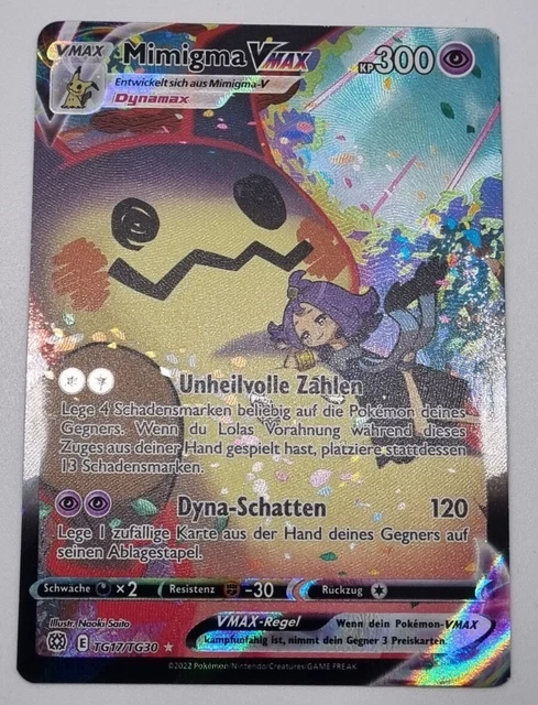 POKEMON MIMIGMA VMAX TG17/TG30 stelle brillanti tedesco EUR 12,99 - PicClick IT