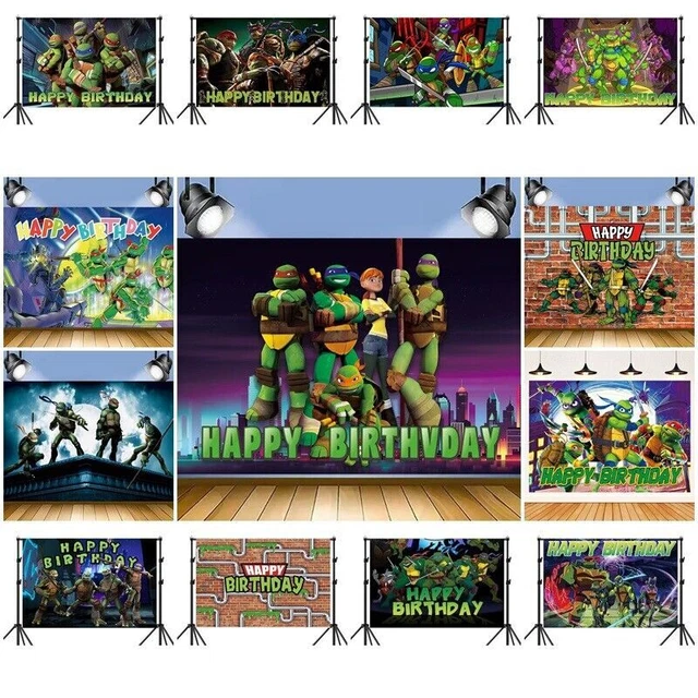 TEENAGE MUTANT NINJA Turtles Birthday Photography Backdrop Party ...