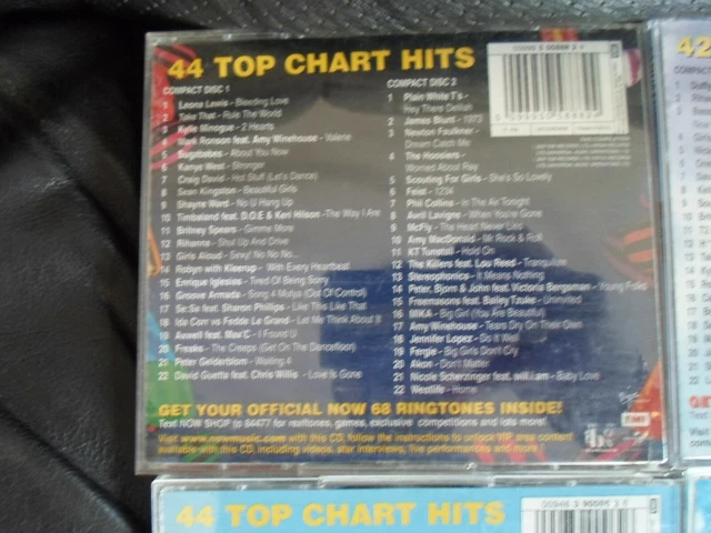 NOW THATS WHAT I CALL MUSIC, CDs, VOLUMES 65-69 INCLUSIVE, 10 CDs, USED ...