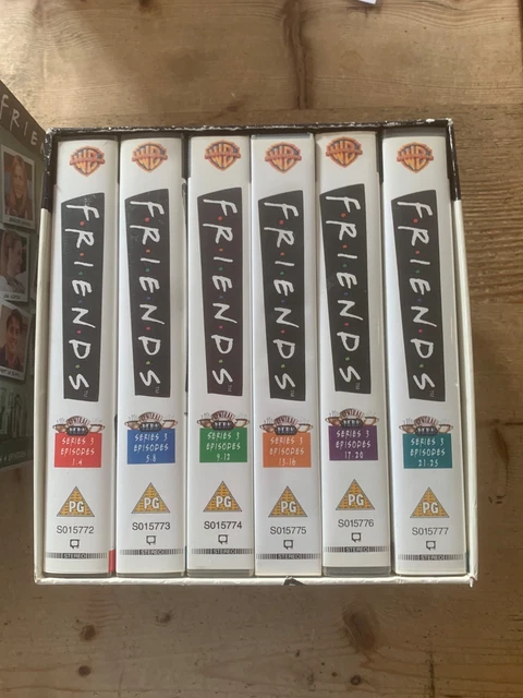 WARNER BROS FRIENDS SERIES 3 1998 Complete Box Set On VHS 6 Video ...
