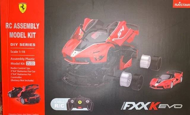 FERRARI FXXK EVO Remote Control 1/18 2.4GHz Assembly Car Kit #96900 NIB ...