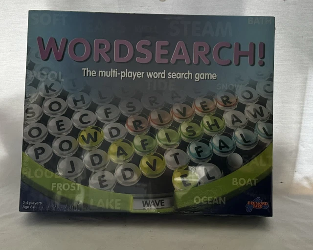 WORDSEARCH! BY DRUMOND Park Multi-Player Word Search Board Game NEW £21 ...