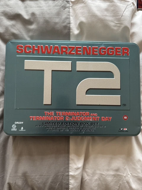 SCHWARZENEGGER TERMINATOR T2 VHS Limited Edition Box Set in Collector Tin £35.00 - PicClick UK