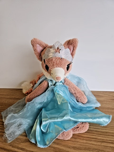 DEPESCHE SNUKIS EVA the Fox Princess teddy plush Fox soft toy Ice ...