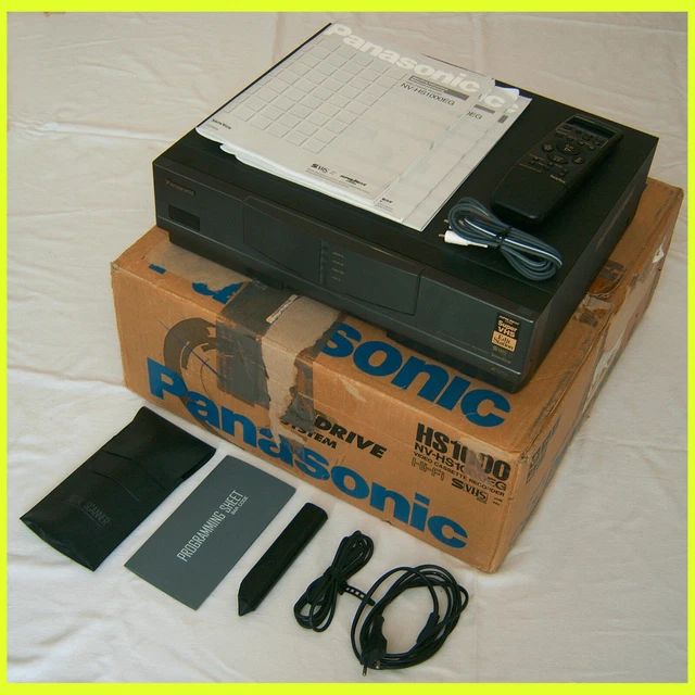 PANASONIC NV-HS1000 VHS/S-VHS Videorecorder High-End *Tbc*Video Edit ...