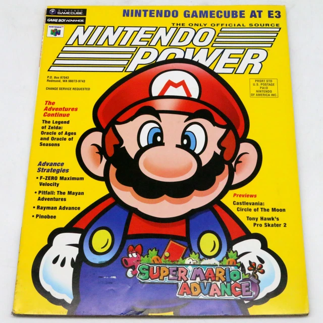 NINTENDO POWER MAGAZINE Volume 145 Super Mario Advance with Poster ...