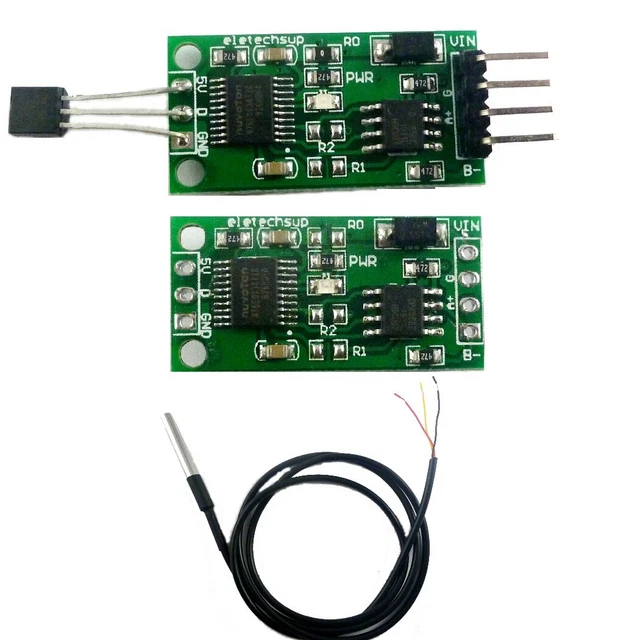 Ds18b20 Modbus Rtu Rs485 Rs232 Ttl Usb Uart Digital Temperature Sensor