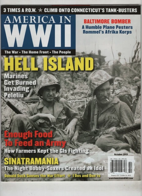 AMERICA IN WWII Mag Hell Island & Baltimore Bomber October 2013 ...