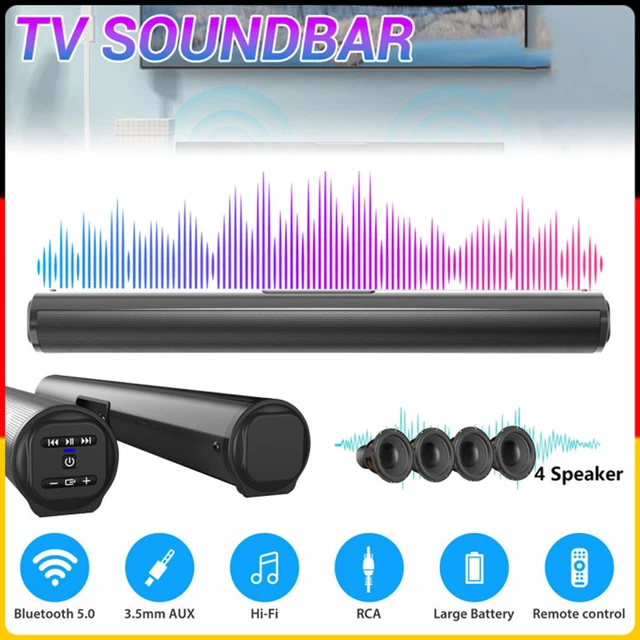 TV HOME THEATER Soundbar Wireless Bluetooth Sound Bar Speaker System ...