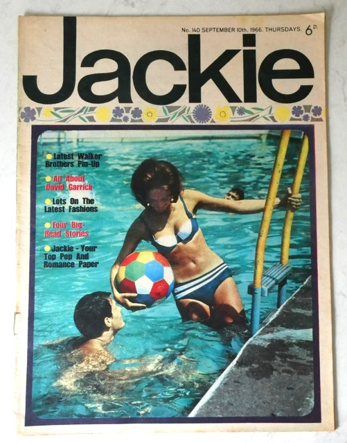 JACKIE MAGAZINE NO. 140 September 10 1966 Walker Brothers, Hollies ...