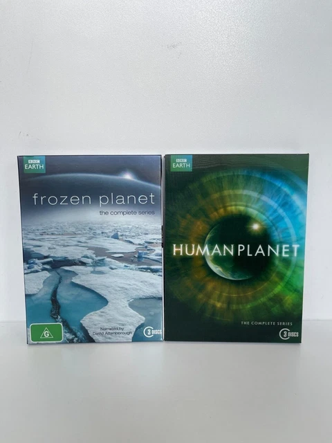 FROZEN PLANET / Human Planet BBC (DVD) 6 - Discs, Region 4, VGC, Free ...