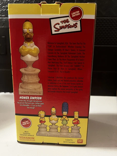 THE SIMPSONS LIMITED Edition Bust Homer Simpson In Box Rare $49.99 ...