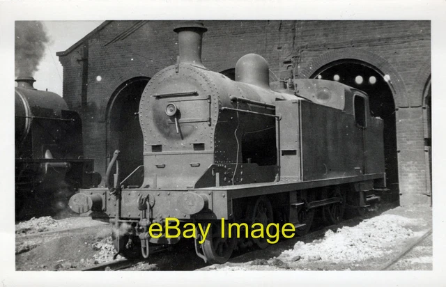 PHOTO 12X8 RAILWAY 4-4-2 Tank Engine unknown shed c1950's £6.00 ...