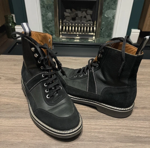 HUNTER MEN'S ORIGINAL Commando boots leather Black - UK 9 £49.99 ...