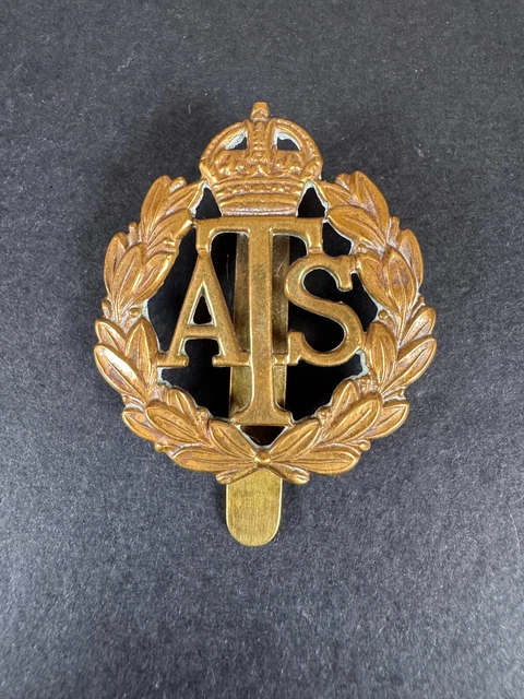 WW2 BRITISH AUXILIARY Territorial Service Cap Badge ATS EUR 12,00 ...