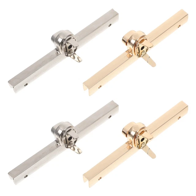 4PCS TURN LOCK Clasp Purse Closure Twist Locks Fasteners Metal Hardware ...