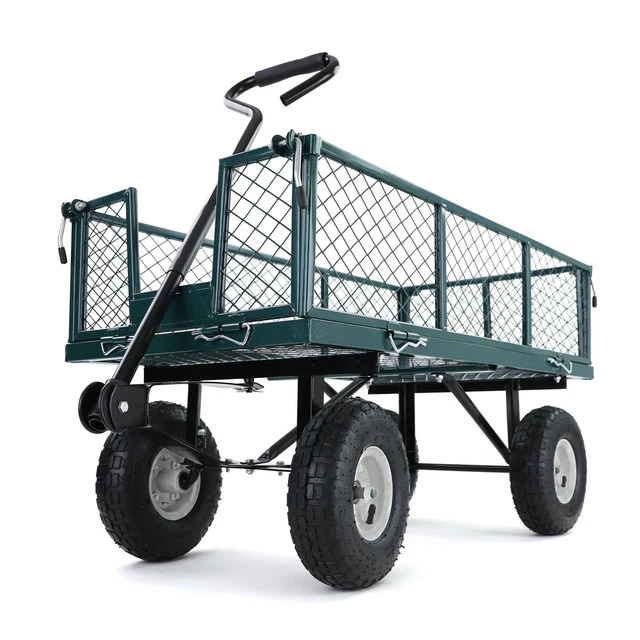 TRANSPORT GITTERWAGEN CHARRETTE Chariot Enfants Latéraux Pliable Jusqu ...