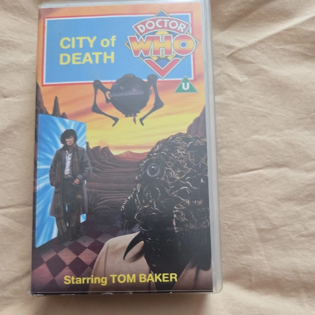 DOCTOR WHO CITY Of Death VHS Video Tape Tom Baker 100% Play Tested ...