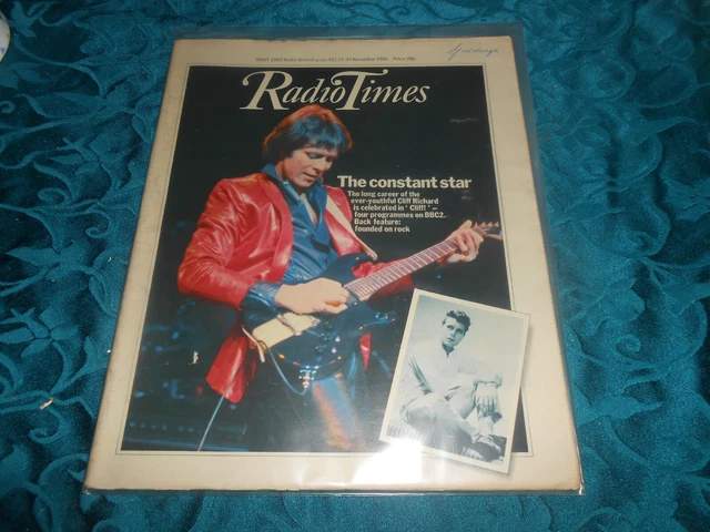 RADIO TIMES MAGAZINE West 21-27 Nov 1981 Cliff Richard Stewart Parker ...