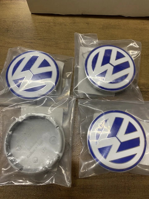 VW GOLF RSI R32 mk4 Golf Beetle Bora Centre Caps RARE Genuine NLA 1C0 ...