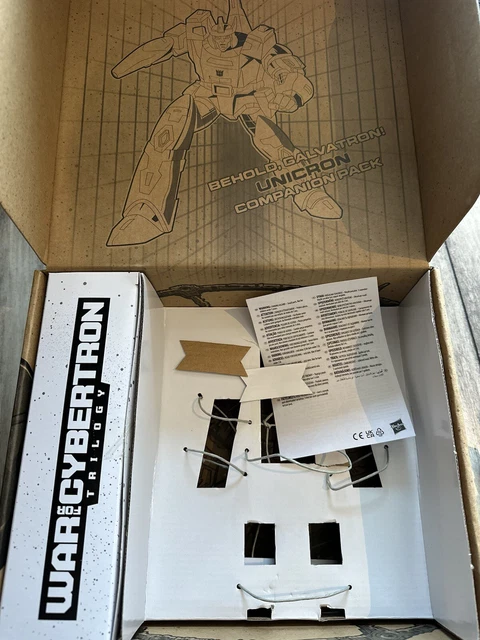 TRANSFORMERS BEHOLD GALVATRON UNICRON COMPANION PACK BOX Generation ...