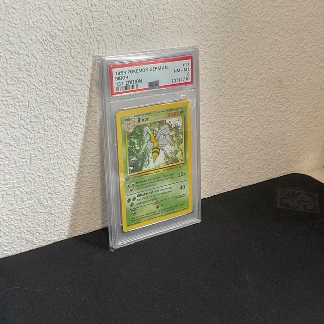 VINTAGE 1999 1ST Edition Beedrill/Bibor #17/102 German Pokemon Base Set ...