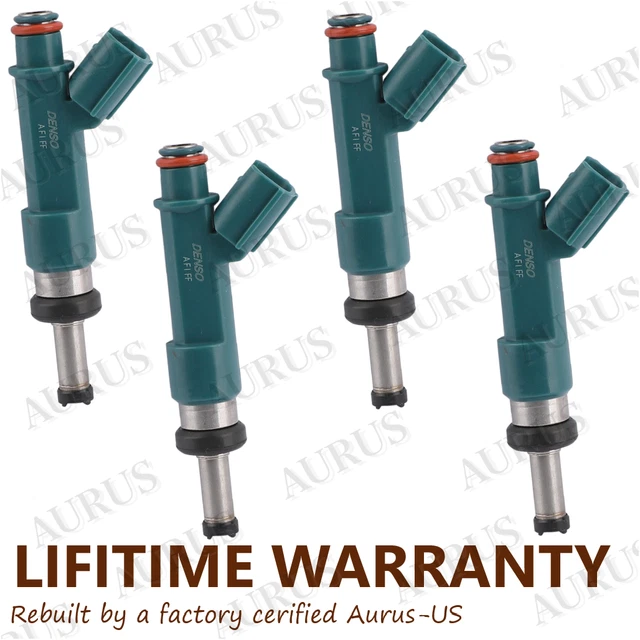 OEM DENSO 4 FUEL INJECTORS FOR 10-15 Toyota Prius Lexus CT200h 1.8L I4 ...