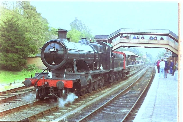 35MM RAILWAY COLOUR Negative GWR Collett 2857 at Bewdley £1.95 ...