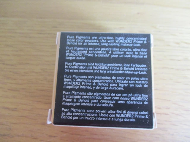 WUNDER2 PURE PIGMENTS EYESHADOW SUNKISSED GOLD 1.2g full size £4.37 ...