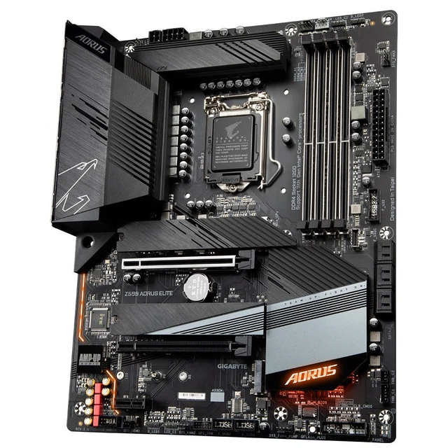 GIGABYTE Z590 AORUS ELITE Motherboard Intel Z590 LGA1200 4 x DDR4 ATX M ...