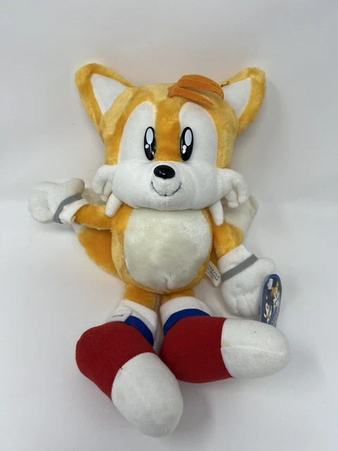 VINTAGE 1998 TAILS Sonic The Hedgehog Jumbo 14” Inch Plush SEGA ...