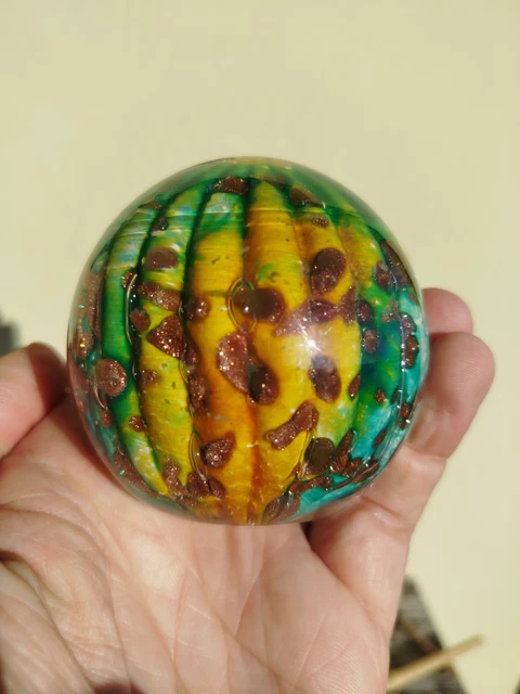 BOULE PRESSE PAPIER Sulfure Michèle Luzoro ( Un Léger Éclat ) EUR 20,00 ...