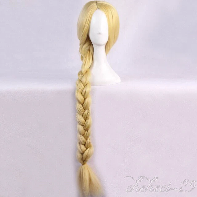 42& RAPUNZEL PRINCESS Tangled Disney Book Week Ladies Long Wig High ...