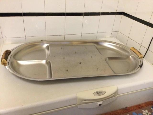 COMMERCIAL STAINLESS STEEL Bone-handled Very Large Meat Carving Dish ...