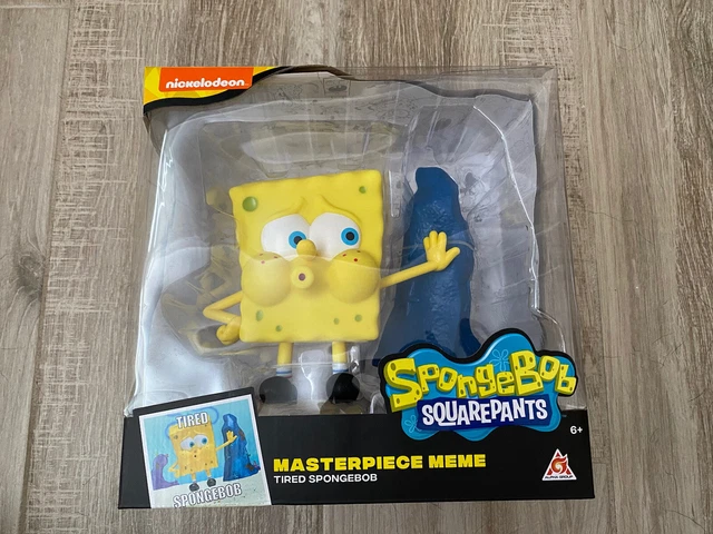 TIRED SPONGEBOB SQUAREPANTS Masterpiece Meme Figurine Nickelodeon £32. ...
