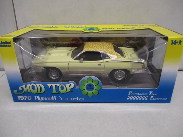 DIECAST PROMOTIONS MOD Top 1970 Plymouth Cuda 1/18 EUR 184,62 - PicClick FR