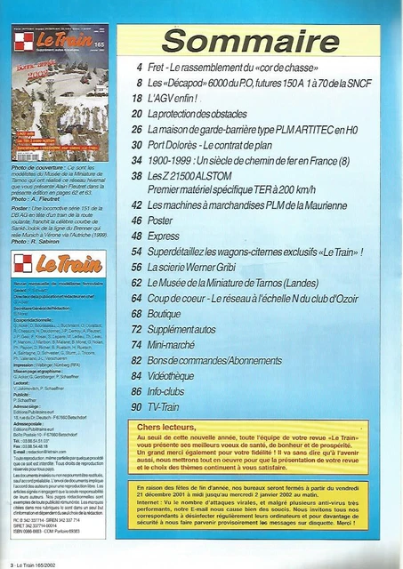 LE TRAIN N°165 "Decapod" 6000 Du Po / Maison Garde-Barriere / Port Dolores EUR 4,00 - PicClick FR