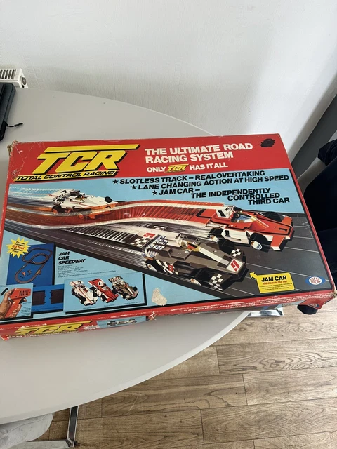 RARE VINTAGE 1977 TCR Total Control Racing JAM CAR SPEEDWAY SET , Pls ...