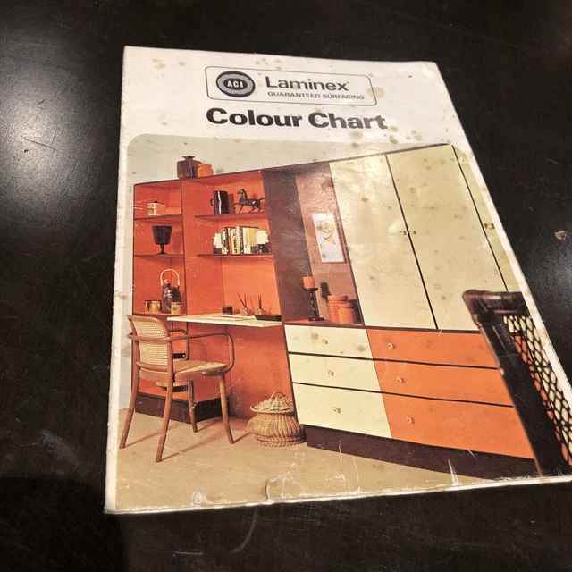 LAMINEX COLOUR CHART Vintage Australian Edition $12.00 - PicClick AU