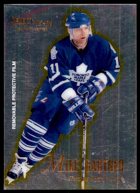 1995-96 SELECT CERTIFIED Mike Gartner Toronto Maple Leafs #54 $1.00 ...
